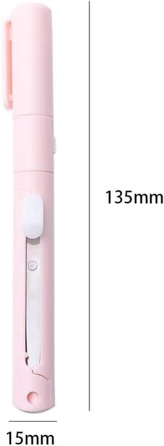 1PCS BLUE MINI Color Folding Scissor Pen,Portable Size Safe Ceramic ...