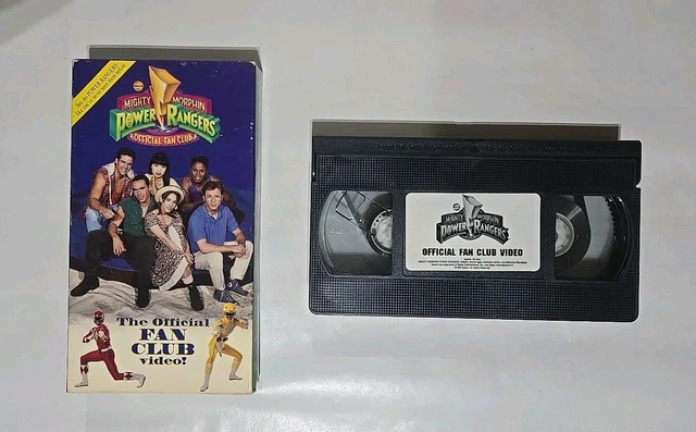 MIGHTY MORPHIN POWER Rangers The Official Fan Club Video VHS £13.26 ...