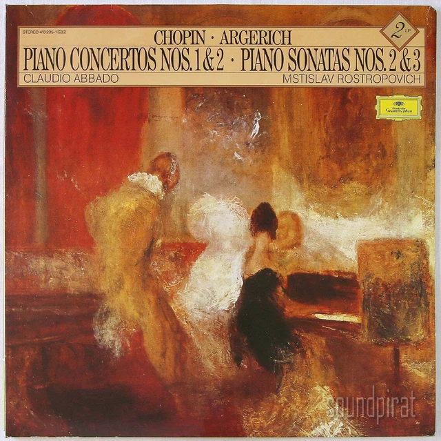MARTHA ARGERICH ABBADO Chopin Concertos Piano Dgg Stereo 2Lp Lot 413235-1 Comme Neuf EUR 14,01 ...