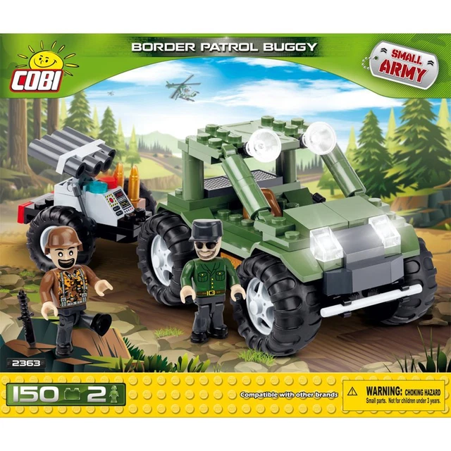 COBI BORDER GUARD Buggy Construction Blocks Small Army Toys 150 pieces EUR 84,59 - PicClick FR