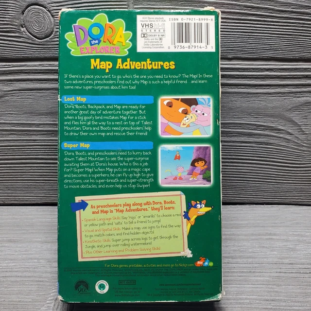 DORA THE EXPLORER - Map Adventures (VHS, 2003) EUR 8,80 - PicClick FR