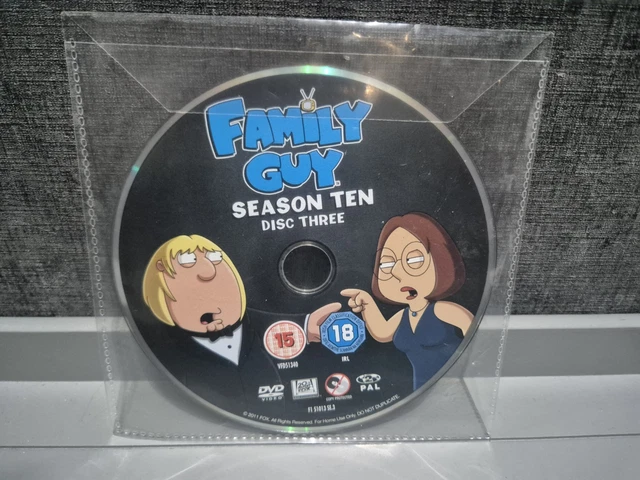 FAMILY GUY - Season 10 DVD Seth Macfarlane (2011) Replacement Disc 3 ...