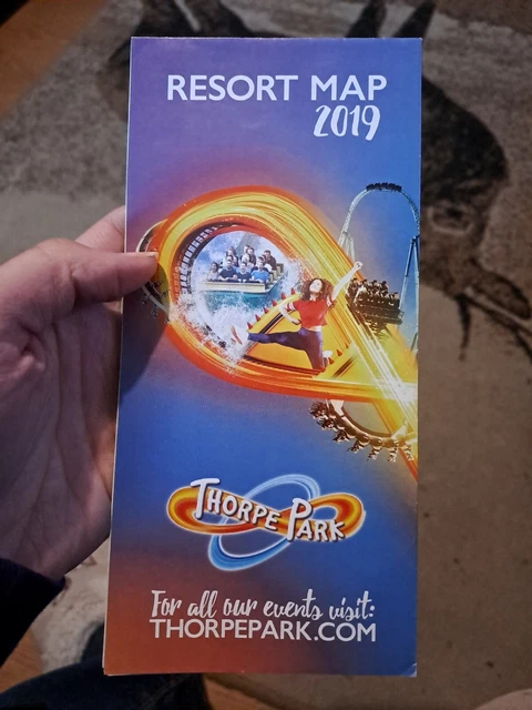 THORPE PARK RESORT Map 2019, Featuring Jungle Escape, Game FX ...