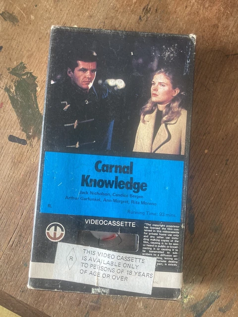 CARNAL KNOWLEDGE VHS 1978 Jack Nicholson Magnetic Video $22.00 - PicClick AU