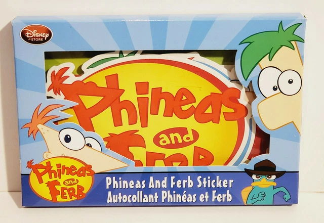 DISNEY STORE DISNEY Xd Channel Phineas And Ferb Sticker Pack Boxed Set ...