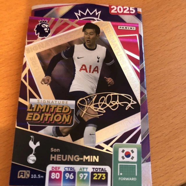 ADRENALYN XL PREMIER League 2024 2025 Heung Min Son Tottenham Signature ...