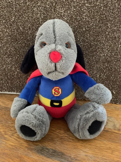 SUPER SWEEP, TALKING Soft Plush Toy. The Sooty Show, 25cm Sitting ...
