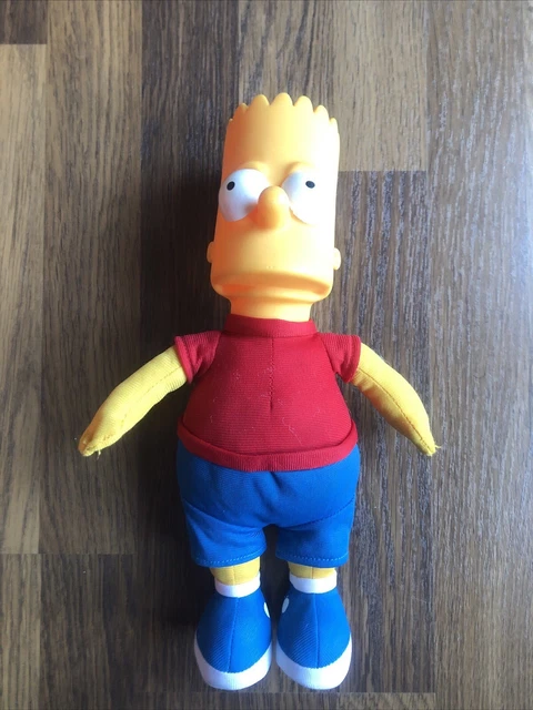 VINTAGE TALKING BART Simpson Soft Toy Figure The Simpsons 13" Tall ...