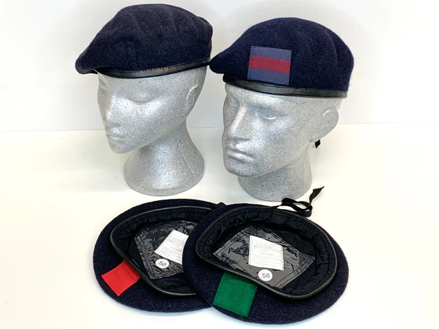 BRITISH-ISSUE DARK-BLUE BERET. New. Various Sizes. Regiments & Corps. £ ...