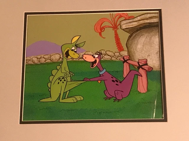 VINTAGE FLINTSTONES ANIMATION Production Cels and Master Background ...