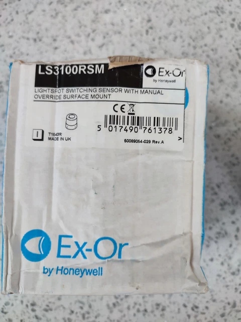 EX-OR LS3100RSM LIGHTSPOT Switching Sensor Honeywell £37.12 - PicClick UK