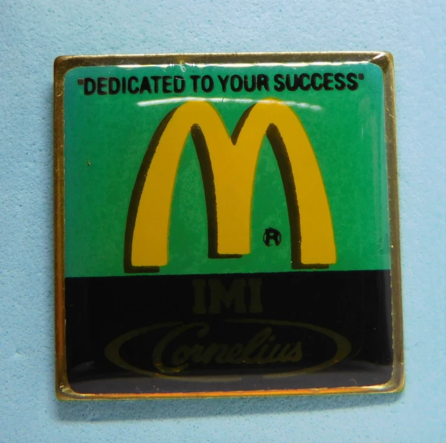DEDICATED TO YOUR Success IMI Cornelius - McDonald's Pin / Anstecker ...