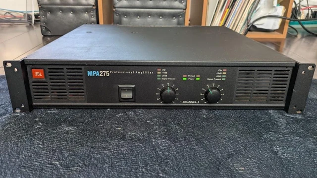 AMPLIFICATEUR DE PUISSANCE JBL MPA275 Équipement PA Article D'Opération ...