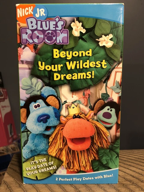 BLUE’S ROOM BEYOND Your Wildest Dreams VHS 2005 Nick Jr Video Clues ...