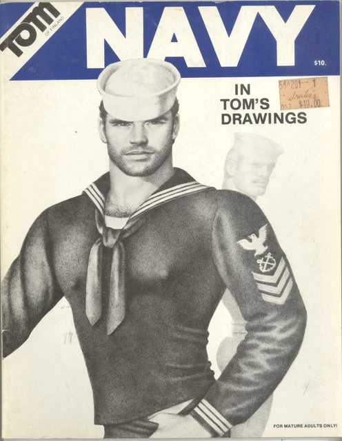 TOM OF FINLAND NAVY IN TOM'S DRAWINGS Magazine! GAY INTEREST Magazine £ ...