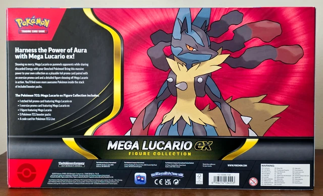 POKEMON TCG MEGA Lucario ex Premium Figure Collection Box Factory ...