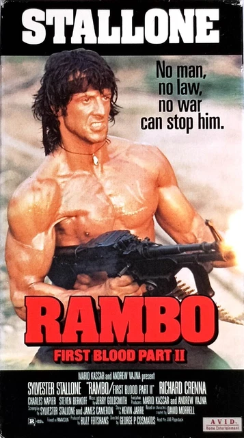 RAMBO: FIRST BLOOD Part II [VHS 1987] Sylvester Stallone, Richard ...
