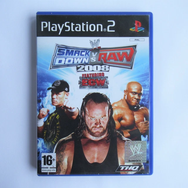 SMACKDOWN VS RAW 2008 PS2 Play Station 2 Pal Spanish New at A Brand ...
