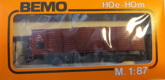 BEMO 2051 H0E Narrow Gauge Open Goods Wagon Rhb Spotless Boxed £21.86 ...