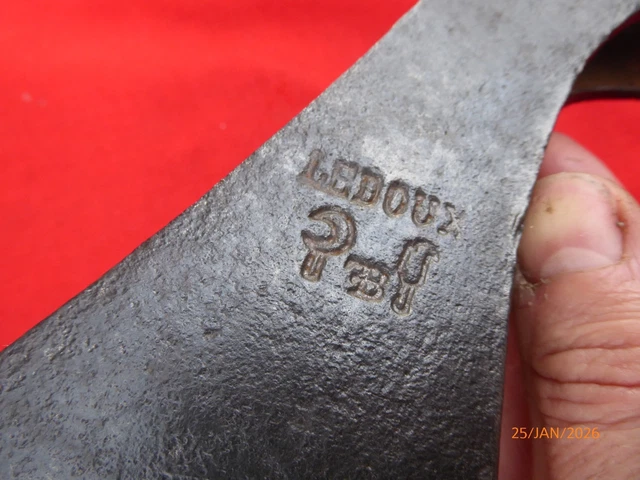 FER DE HACHE LEDOUX outil ancien EUR 19,00 - PicClick FR