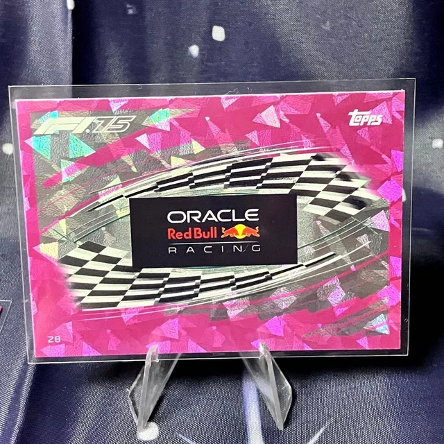 TOPPS F1 TURBO Attax 2025 Red Bull Team Logo Pink Parallel Neu EUR 50 ...