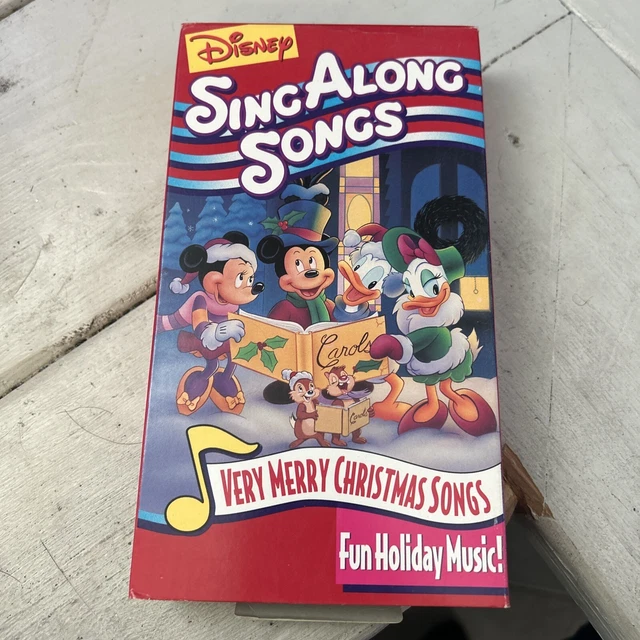 DISNEYS SING ALONG Songs - Very Merry Christmas Songs (VHS, 1997) £2.25 ...