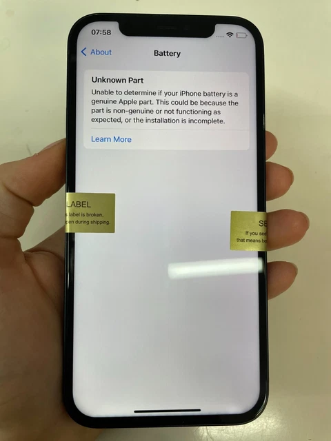 FAULTY - APPLE iPhone 12 128GB Black Unlocked Pristine Condition - P332 EUR 89,77 - PicClick IT