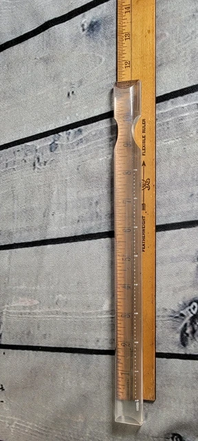 VINTAGE BAUSCH & Lomb Value Line Clear Acrylic 8” Magnifier Magnifying ...