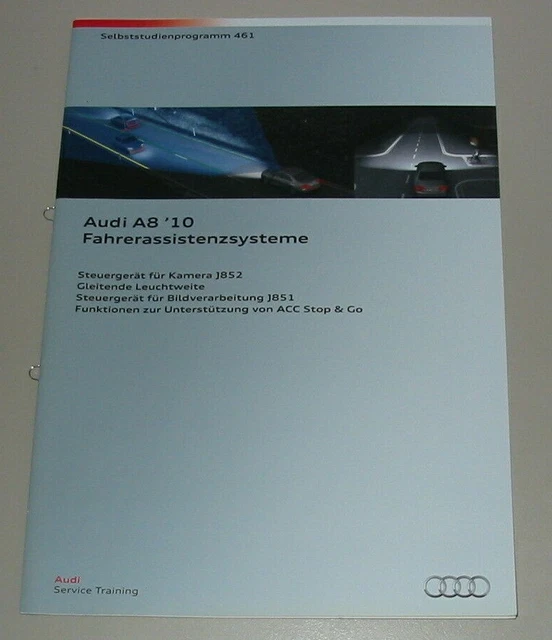 SSP 461 AUDI A8 D4 Fahrerassistenzsysteme Steuergerät Leuchtweite Stop ...