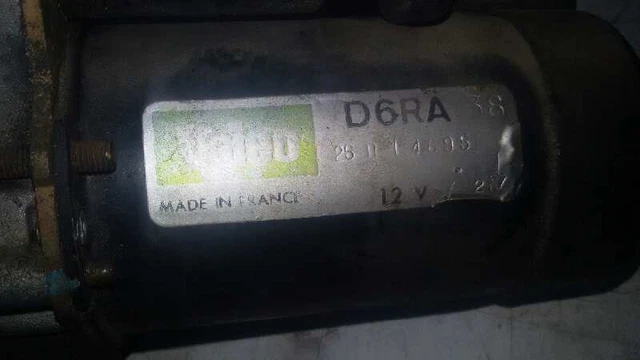 D6RA MOTEUR DE Demarrage pour CITROEN ZX 1.6 / 1.6i Avantage 1991 EUR ...
