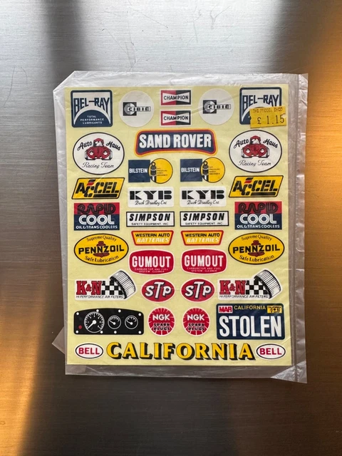 ORIGINAL VINTAGE RARE Tamiya Sand Rover Decals And New Windscreen £80. ...