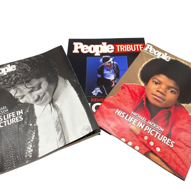 PEOPLE MAGAZINE REMEMBERING Michael Jackson magazines 2009 set of three ...