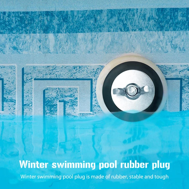 RUBBER SWIMMING POOL Winterizing Stopper Expandable Drain Pipe Plug ...