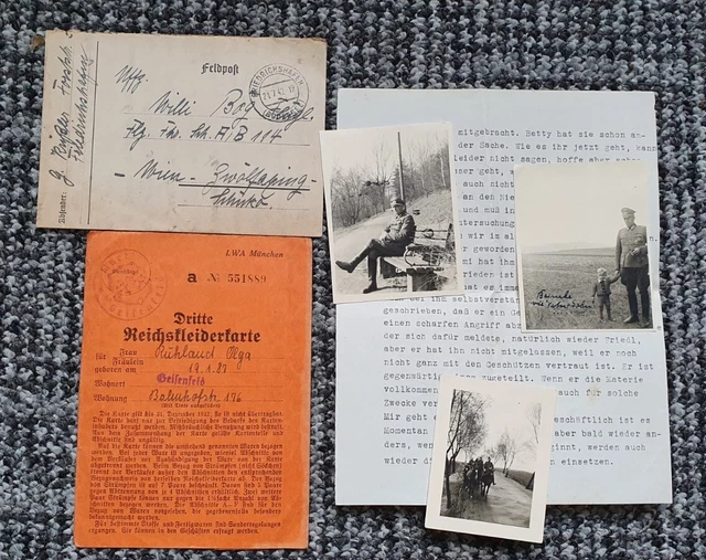 VINTAGE ORIGINAL GERMAN ww2 Soldiers Letter 21jul1942 ...