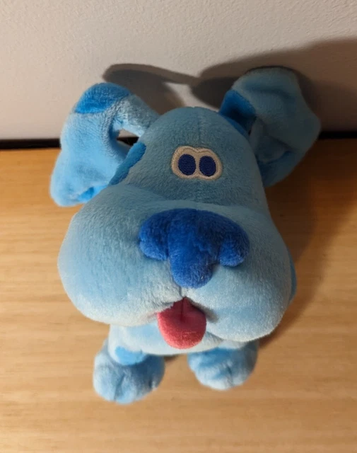NICK JR BLUES Clues Plush Dog 6" Nickelodeon Beanie Feet Embroider Face ...