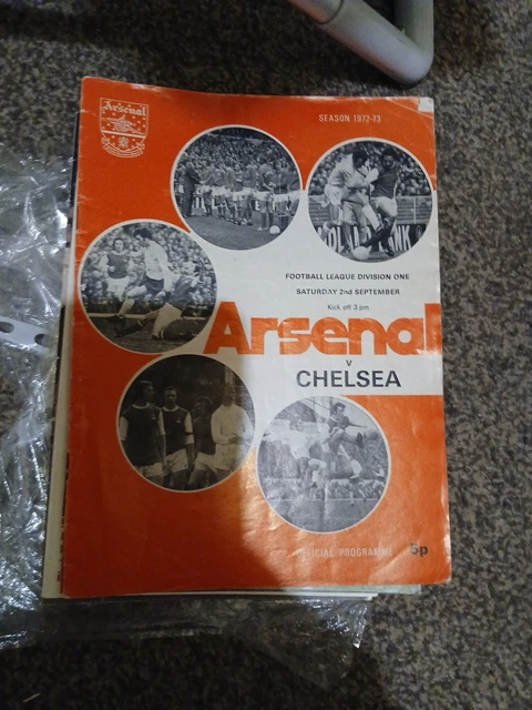 ARSENAL FC FOOTBALL Programmes X 6 from the 1970s & 1980s £1.38 ...