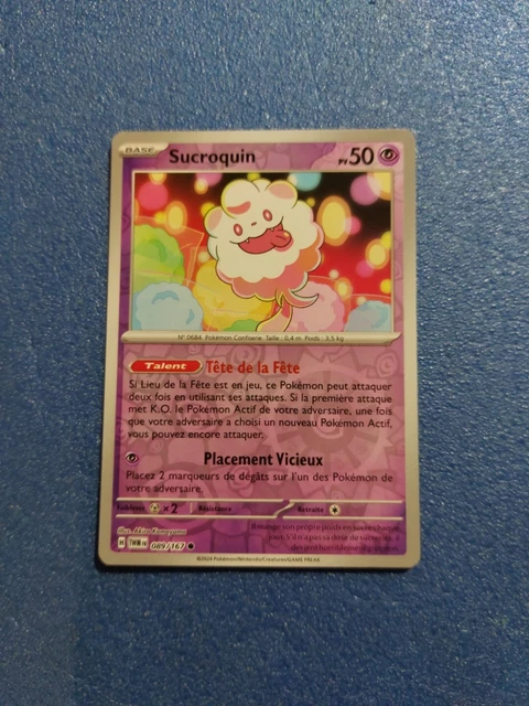 CARTE CARD POKÉMON pokemon Sucroquin Reverse 089 167 🇫🇷 EUR 3,99 ...