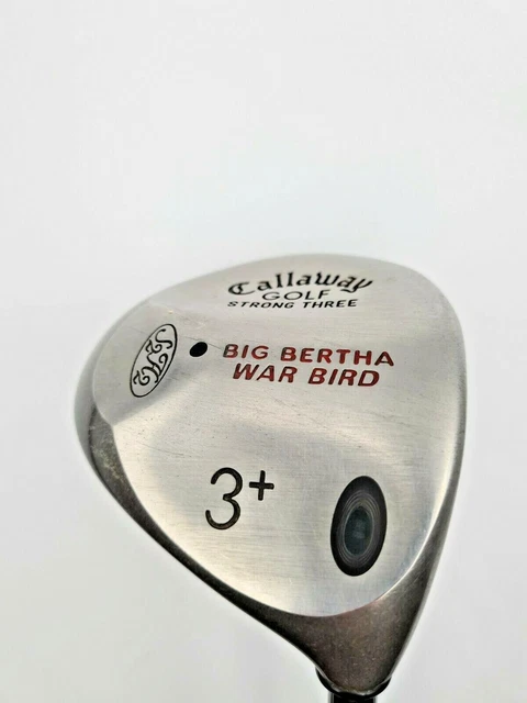 CALLAWAY BIG BERTHA Warbird 3+ Wood, Firm Flex Graphite Shaft £29.99 - PicClick UK