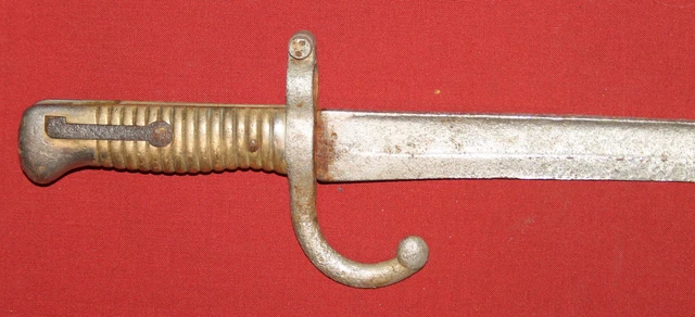 ANTIQUE FRENCH MODEL 1866 "Chassepot" Yataghan Sword Bayonet £147.53 ...