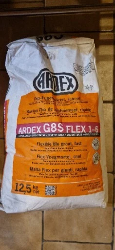 ARDEX G8S 1-6 Flex-Fugenmörtel ZEMENTGRAU Flexmörtel Flexfugenmörtel Fuge 12,5KG EUR 25,00 ...