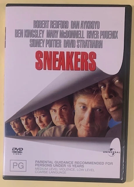 SNEAKERS – DVD, ROBERT REDFORD, SIDNEY POITIER, AUSTRALIAN REGION 4 ...