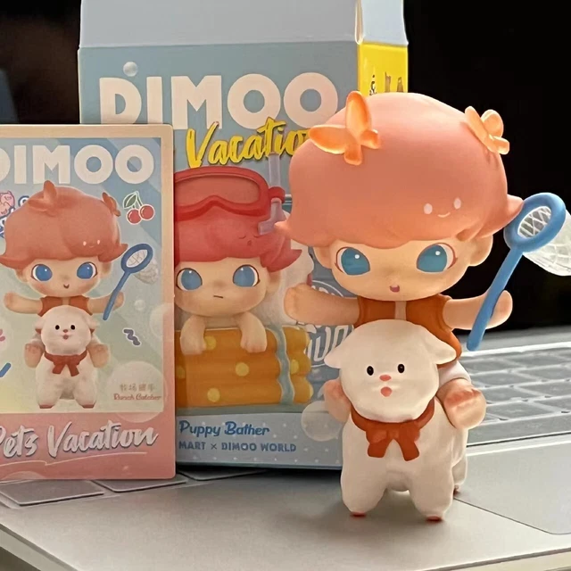 POP MART X DIMOO Pets Vacation Series Ranch Catcher Mini Figure Art Toy ...