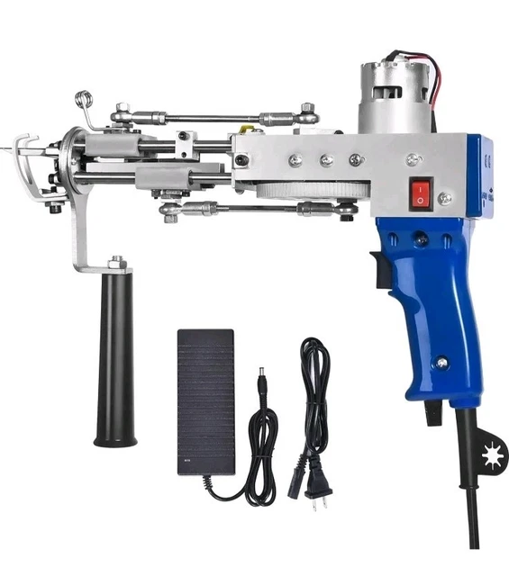 TUFTING GUN CUT Pile and Loop Pile 2 in 1 Electric Rug Gun Machine ...