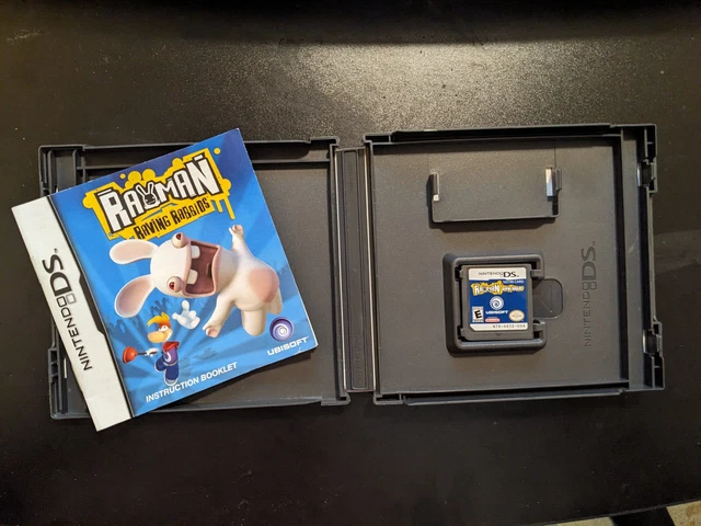 RAYMAN RAVING RABBIDS Nintendo DS w/Case & Manual, sticker on case £18. ...