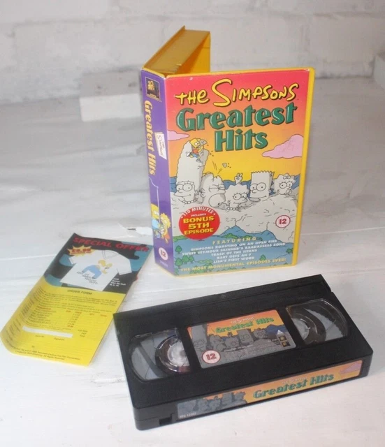 RARE COLLECTIBLE! THE SIMPSONS GREATEST HITS VHS Video - Must-Have for ...