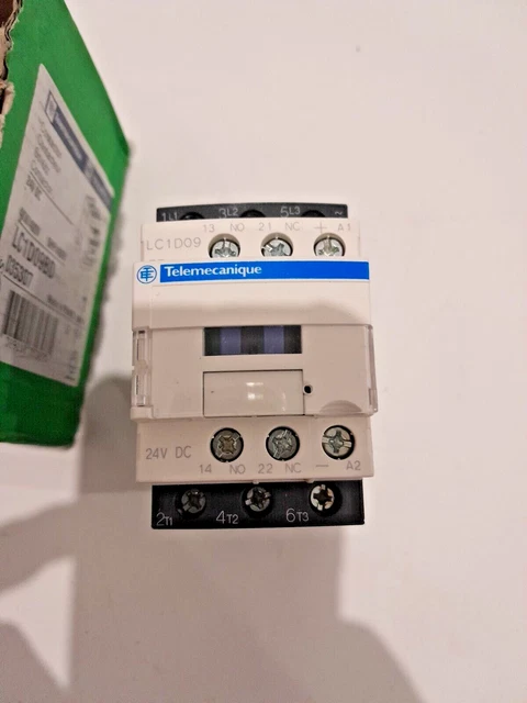 TELEMECANIQUE LC1D09BD CONTACTOR 24V 4Kw/400V 5Hp/480V Our Ref It08 £35 ...