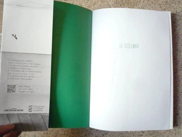 LE COLIBRI HÉLÈNE Becquelin Elisa Shua Dusapin Christophe Sturzenegger ...