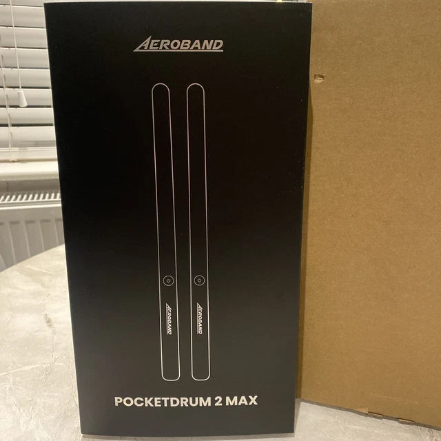 AEROBAND POCKETDRUM2 MAX Drum Sticks & Pedals Bluetooth 2025 Version £ ...