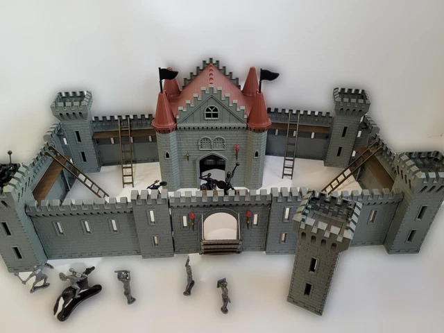 SIMBA FALCON CASTLE Ritterburg Mittelalter Stecksystem mit Figuren EUR ...