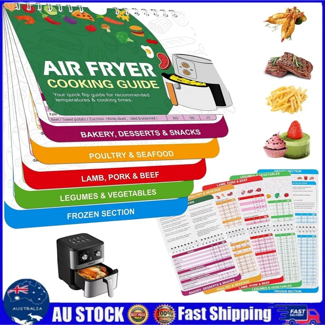 HANGING STYLE AIR Fryer Cheat Sheet Magnets Kitchen Conversion Quick ...